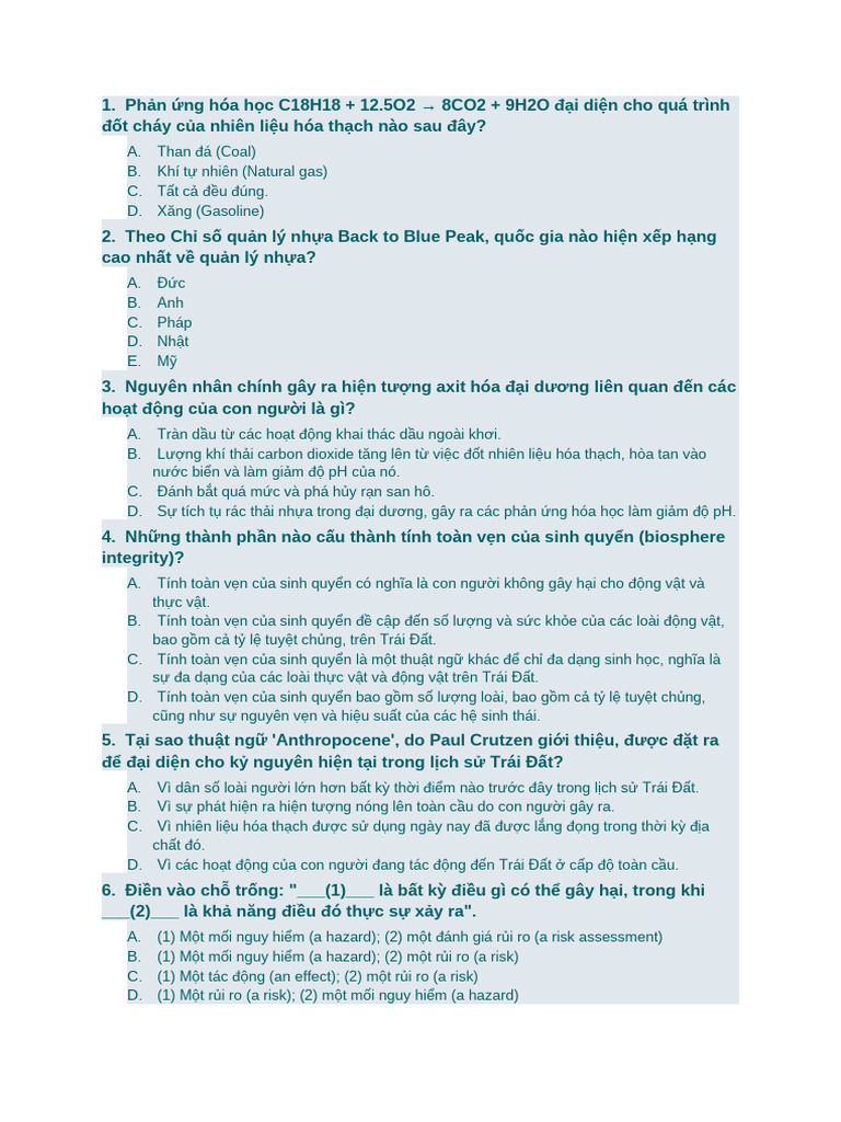 tn ve moi truong | PDF