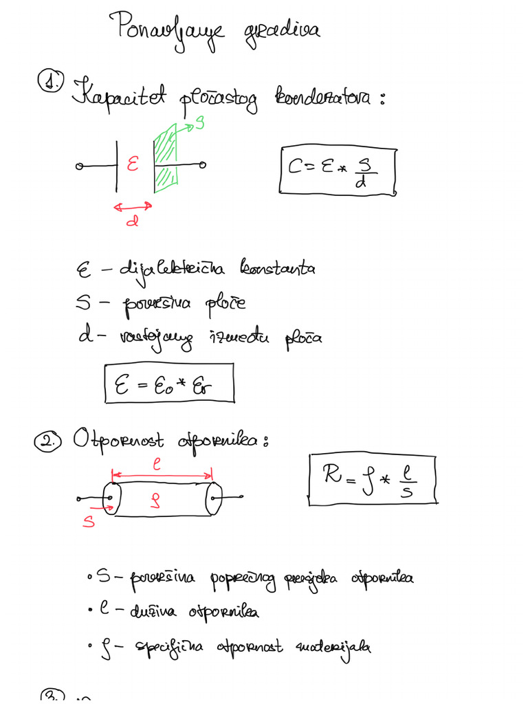 Ponavljanje Gradiva AE | PDF