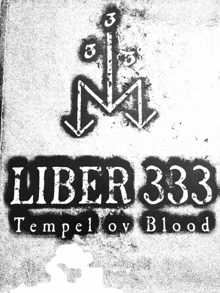 Liber 333 (Full Scan) - Text | PDF | Satanism