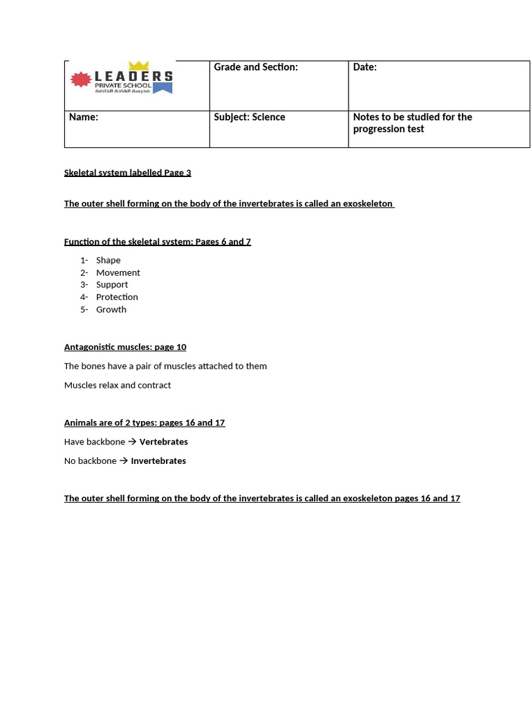 Prigression Test Materails - Doc 1032731740 | PDF