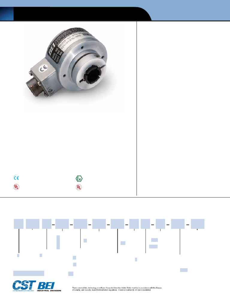 HS25 Hollow Shaft Incremental Encoder | PDF | Electricity | Electrical ...