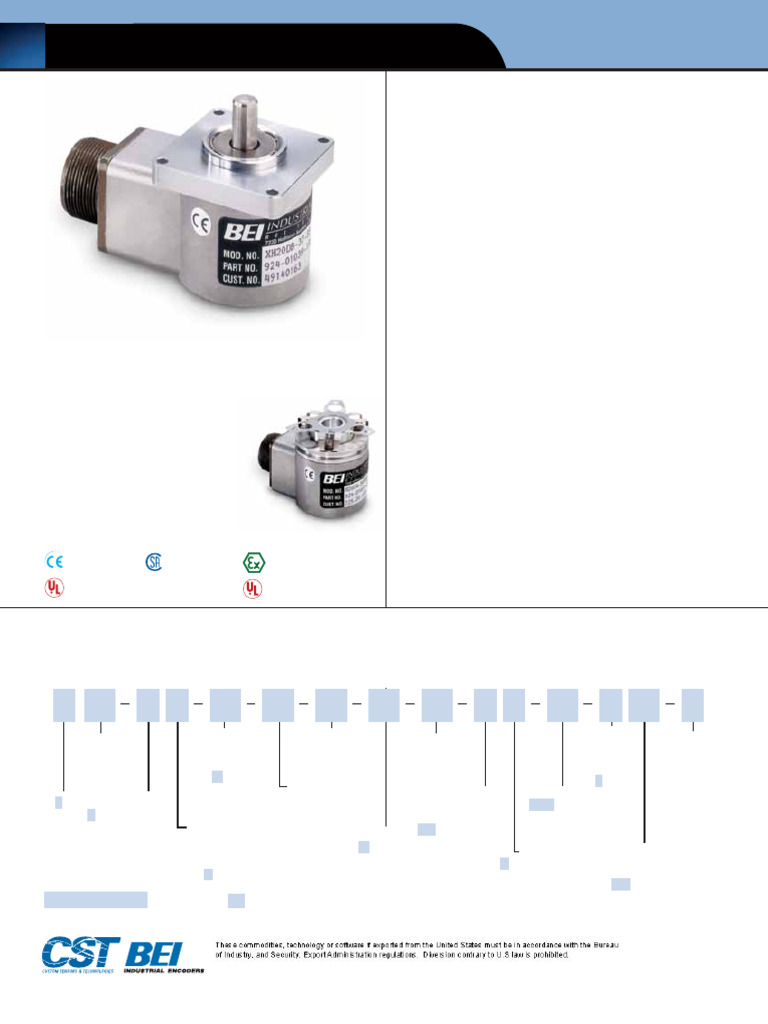 H20 Incremental Encoder | PDF | Electronics | Electronic Engineering