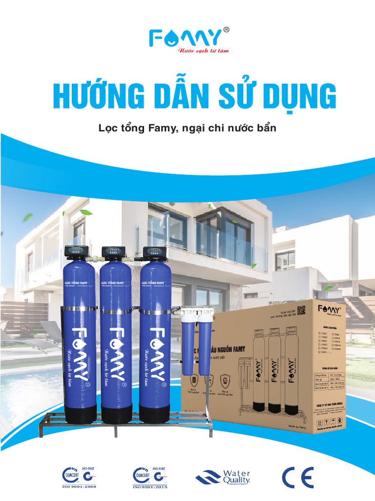 11. FAMY - Hướng Dẫn Lắp Đặt, Sử Dụng Bộ Lọc Tổng Famy - 20230310 | PDF