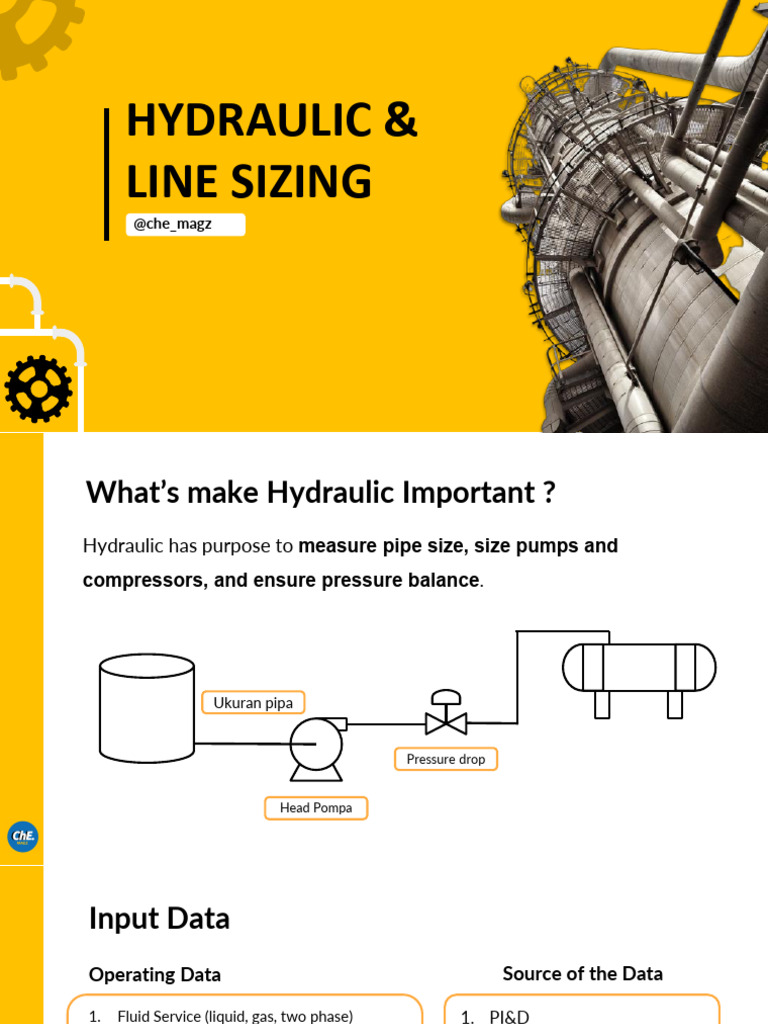 Hydraulic Line Sizing and Calculations | PDF | Gases | Plumbing