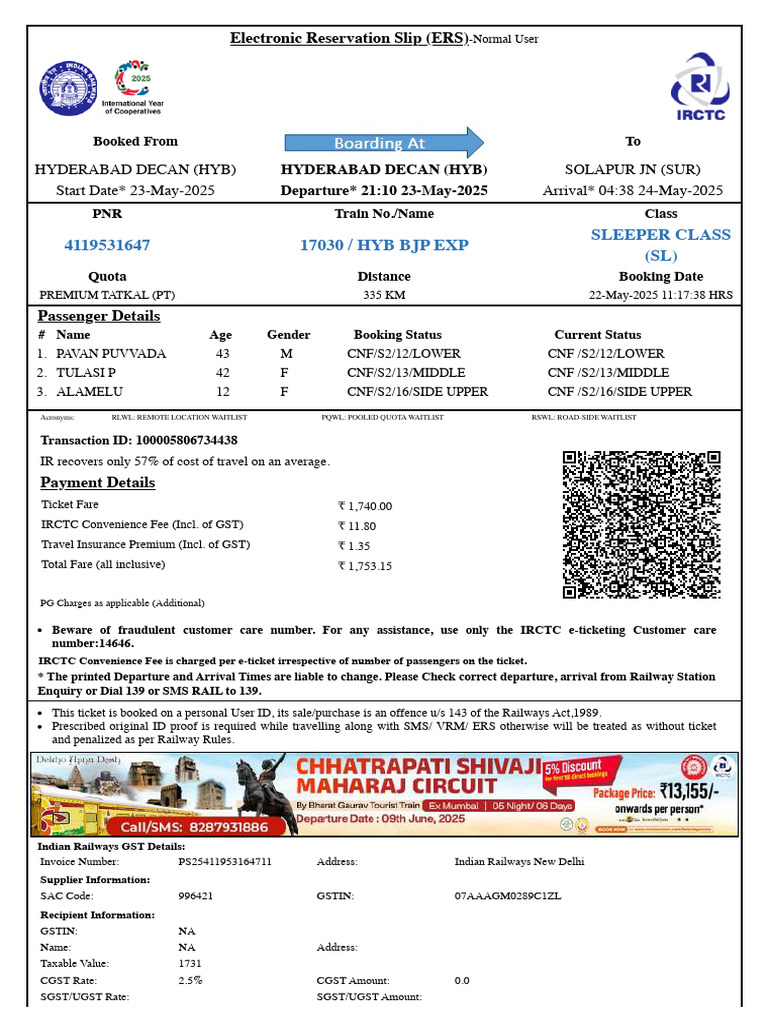 Tkt | PDF | Identity Document | Payments