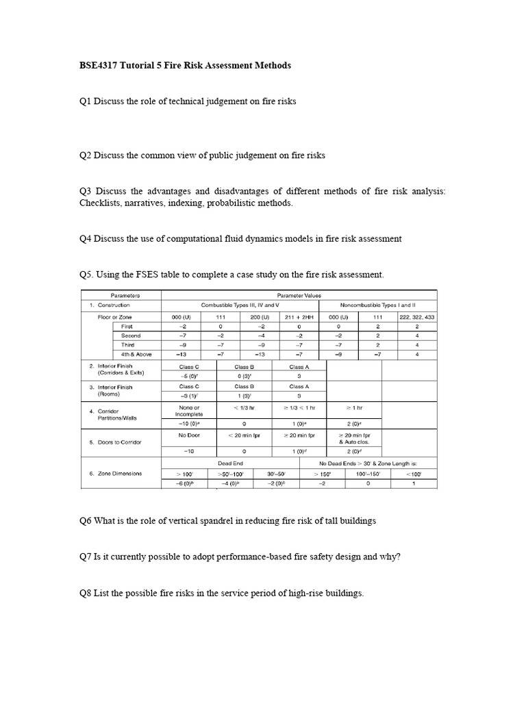 BSE4317 Tutorial5 | PDF