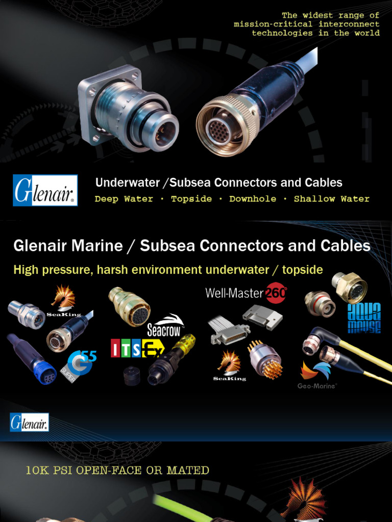 Subsea Connectors and Cable Assemblies | PDF | Electrical Connector ...