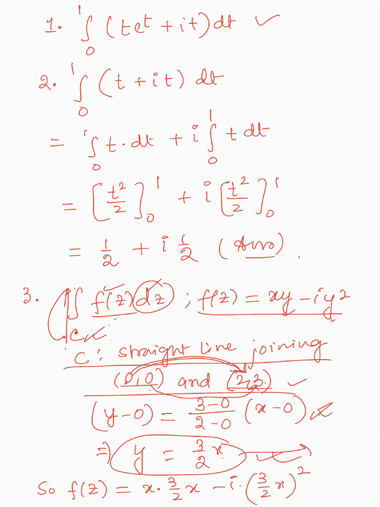 Complex Integration | PDF