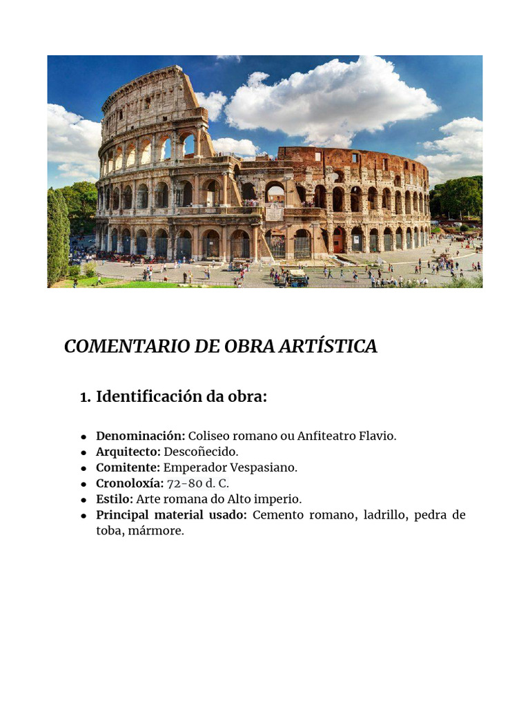 Coliseo | PDF