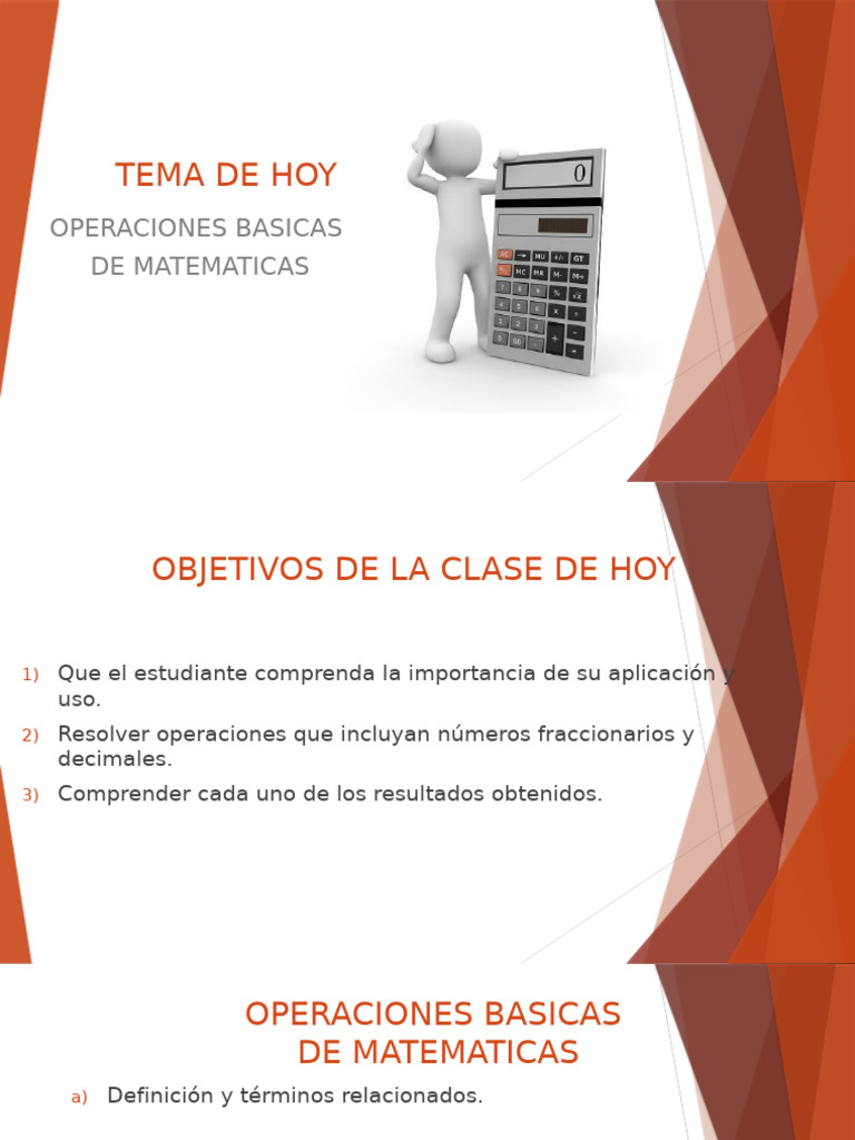 TEORÍA, Operaciones Basicas de Matematicas, Métodos I | PDF