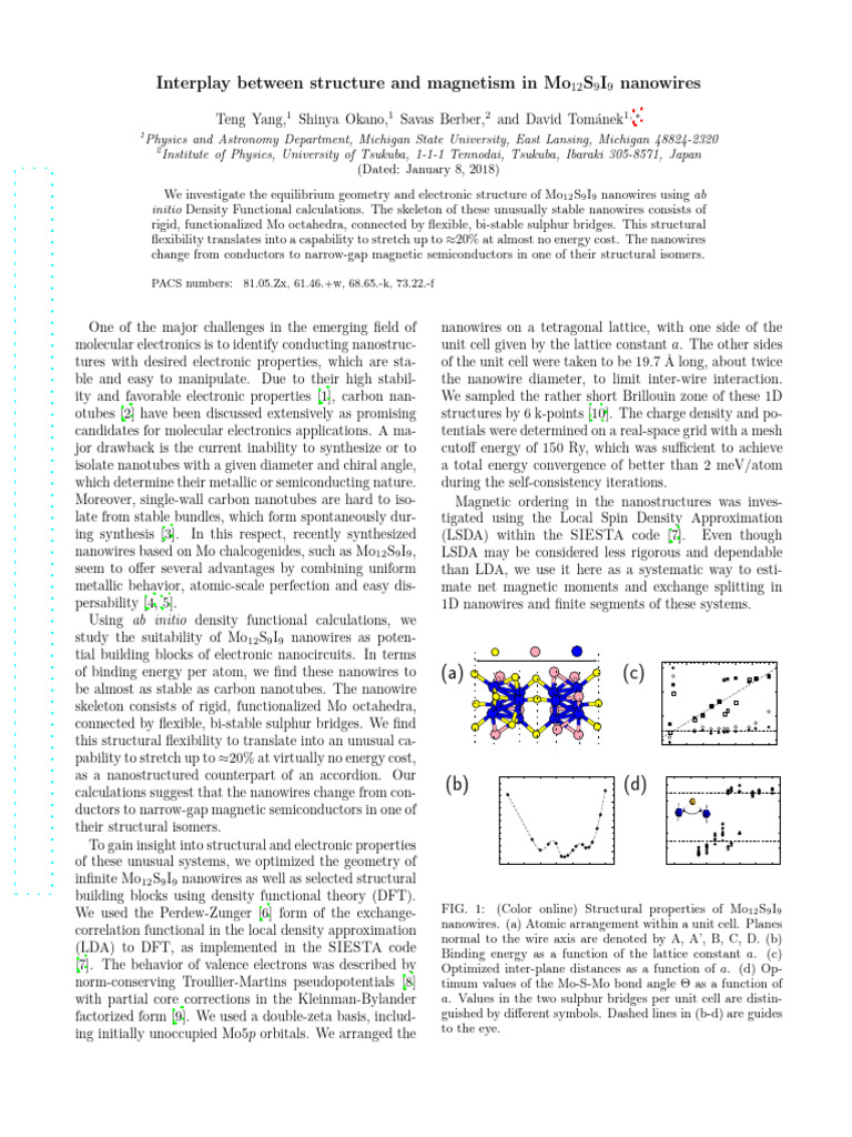 Untitled | PDF | Crystal Structure | Density Functional Theory