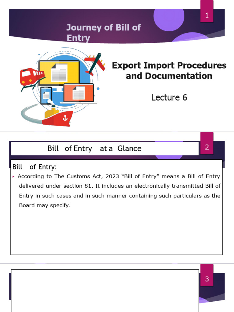 Bill of | PDF | Customs | Receipt