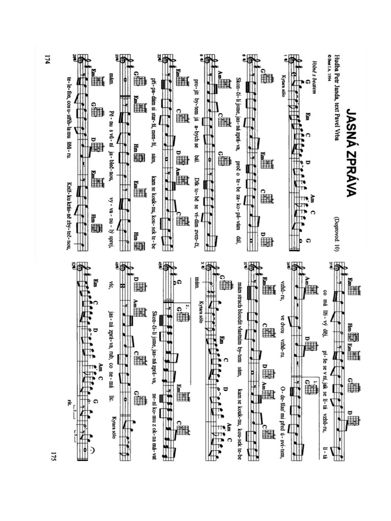 Pisnicka Akordy | PDF