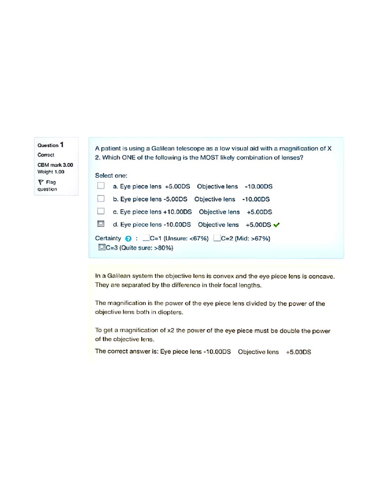 Ico Optics 2018 Online Assessment | PDF