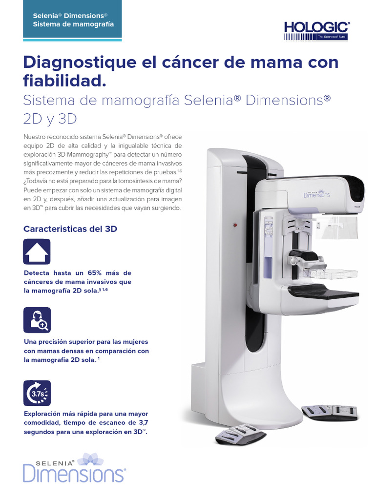 SS-00530-LAM-ES - 001 Selenia® Dimensions® Mammography System | PDF ...