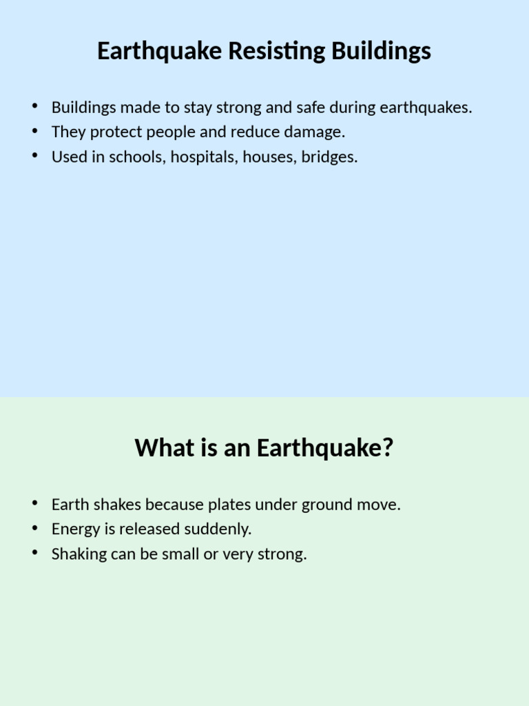 Earthquake Resistant Building Full Theme | PDF | Earthquake Engineering | Beam (Structure)