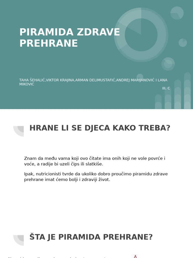 Piramida Prehrane | PDF
