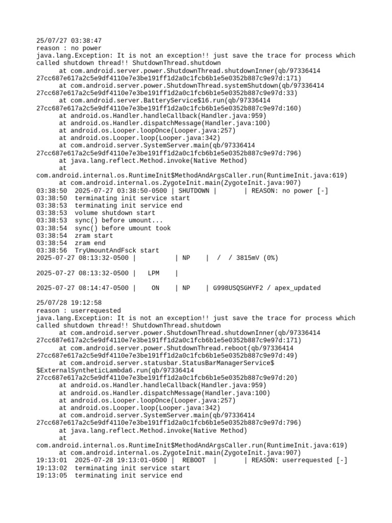 power_off_reset_reason_backup | PDF | Embedded Linux Distributions | Mobile Linux