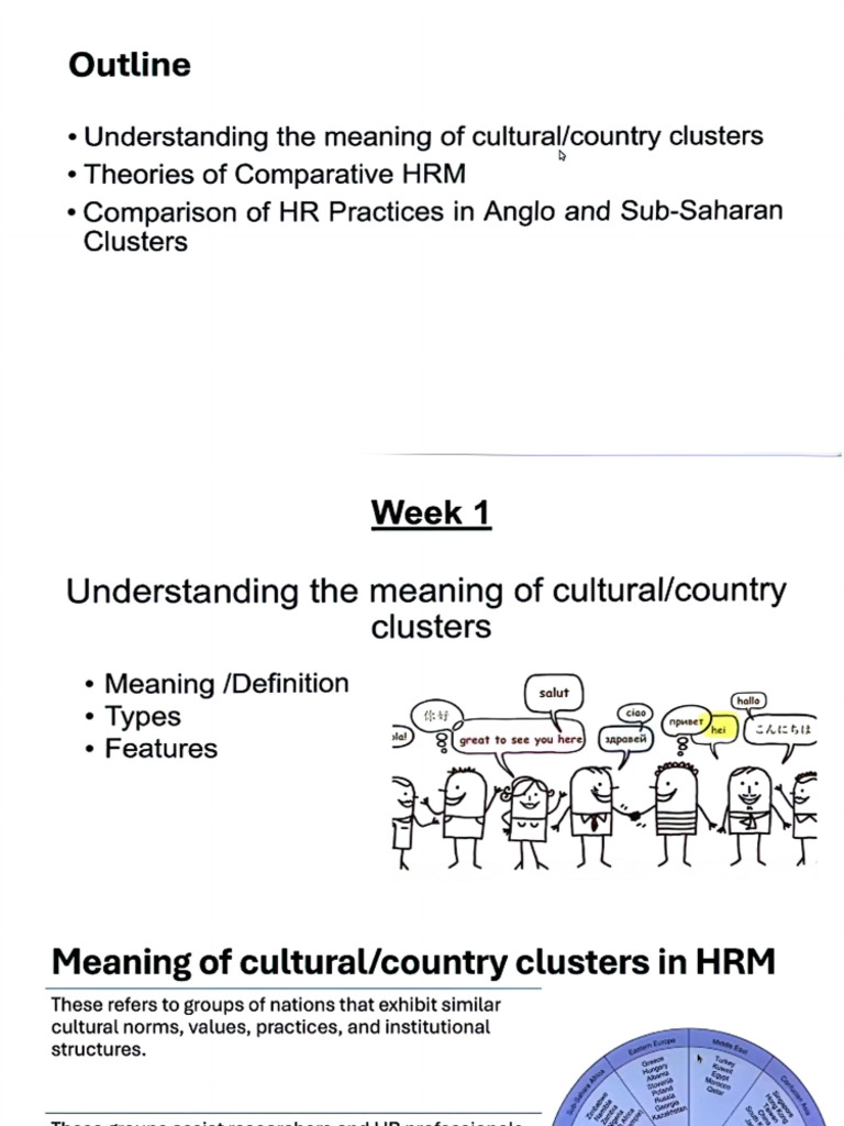 Cultural Cluster Slides | PDF
