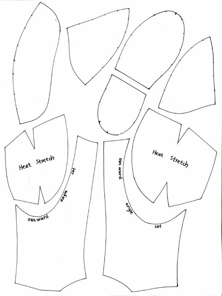 Boot Template for EVA Foam | PDF