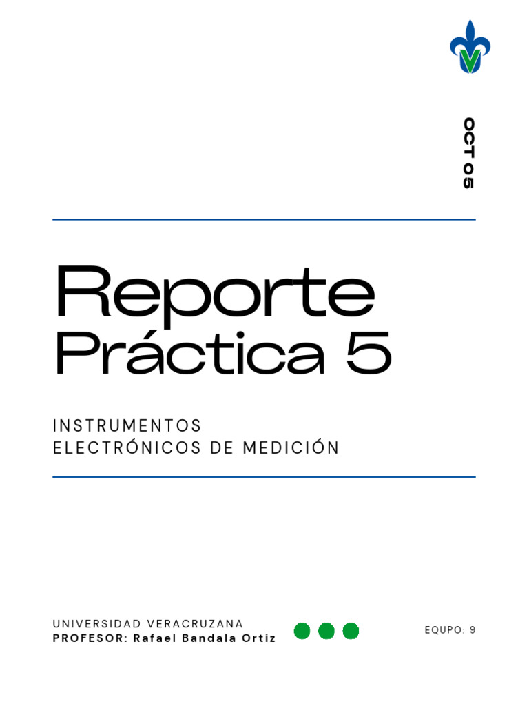Práctica 5 - El Diodo Led - Equipo 9 | PDF | Red eléctrica | Diodo ...