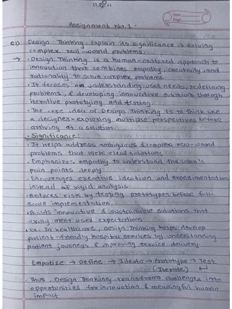 DesignThinking Assignment1.Aj | PDF