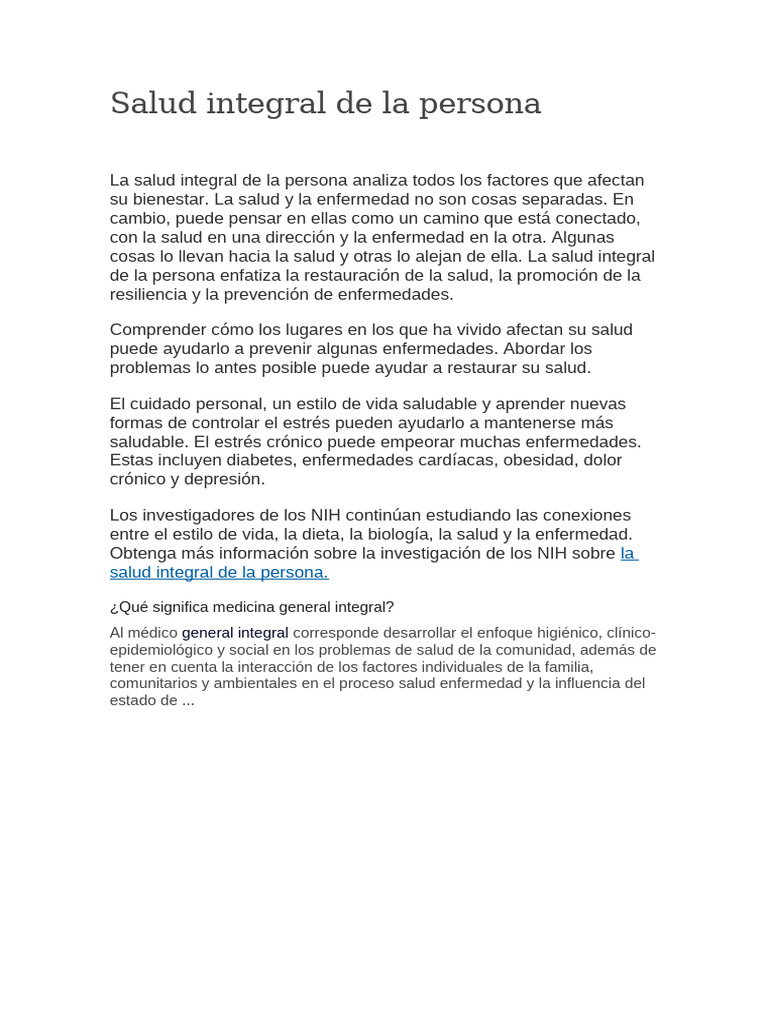 Medicina Integral | PDF