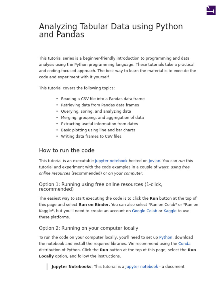 Python Pandas Data Analysis1 - 1760297441 | PDF | Comma Separated Values | Data