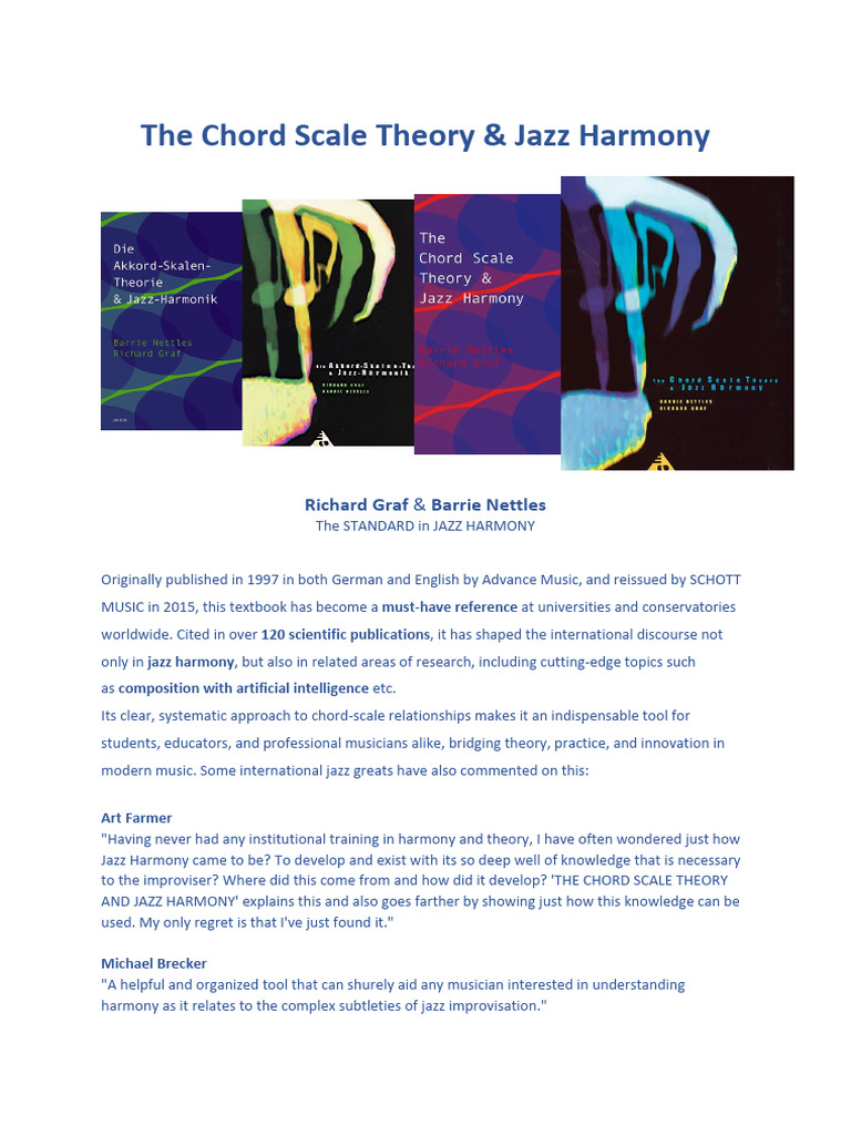 Chord Scale Theory in Jazz Harmony | PDF | Harmony | Jazz