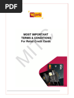 UBL Credit Card Features and Fees Summary | PDF | Financial Transaction ...