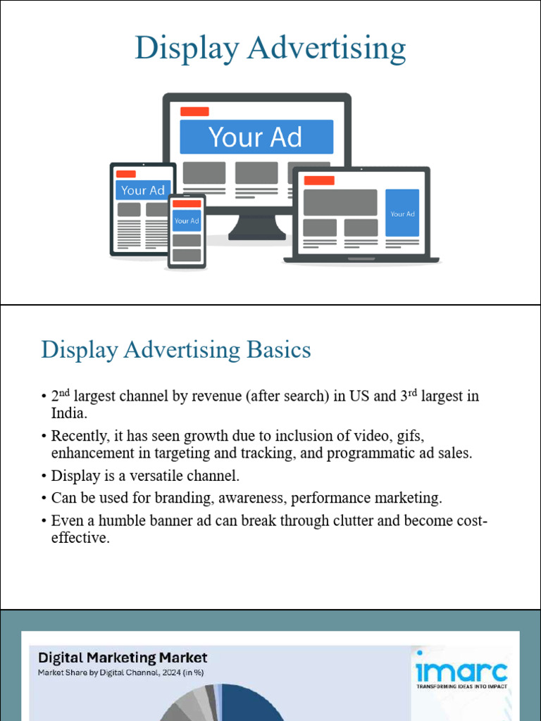 Display Advertising | PDF | Advertising | Online Advertising