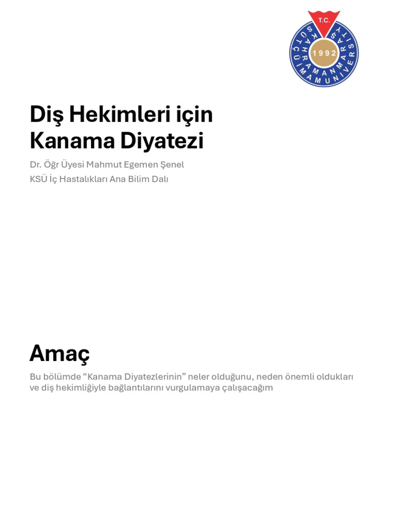 3-Kanama Diyatezleri | PDF