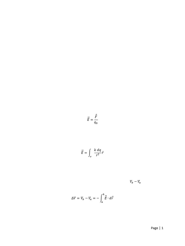 Electric Fields and Equipotential Mapping | PDF | Electric Field | Voltage