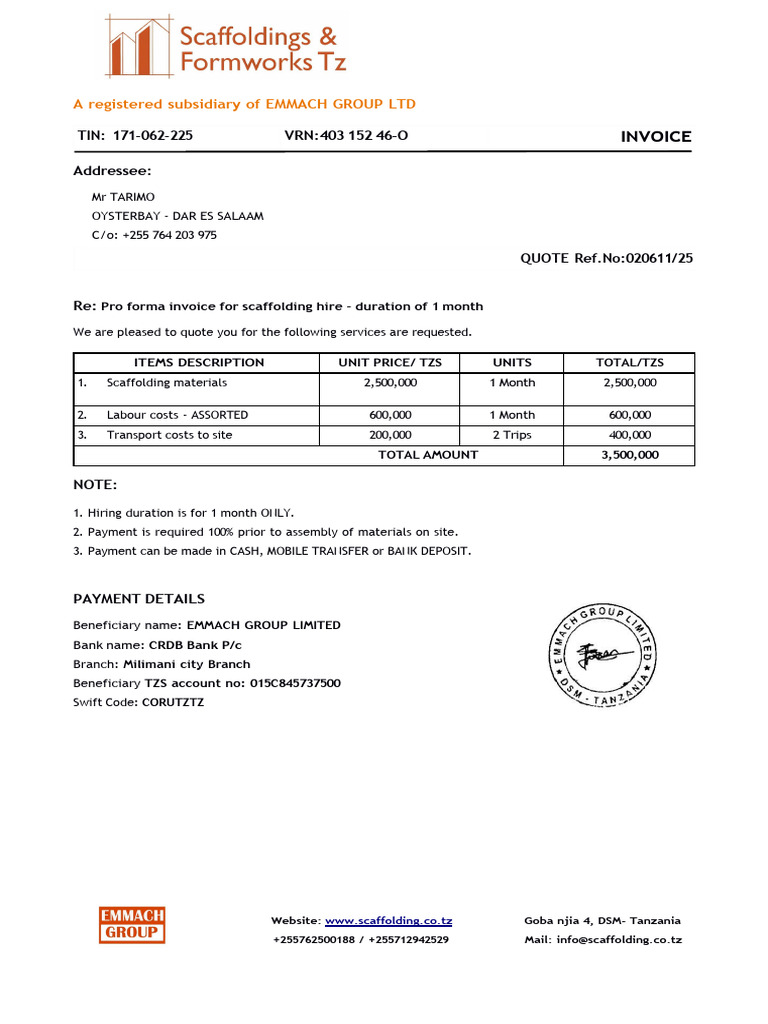 Copy1-Mr Tarimo 02061125 | PDF