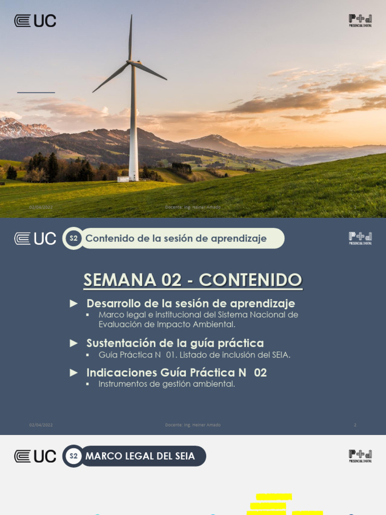 Marco Legal del SEIA en Perú | PDF | Evaluación de impacto ambiental ...