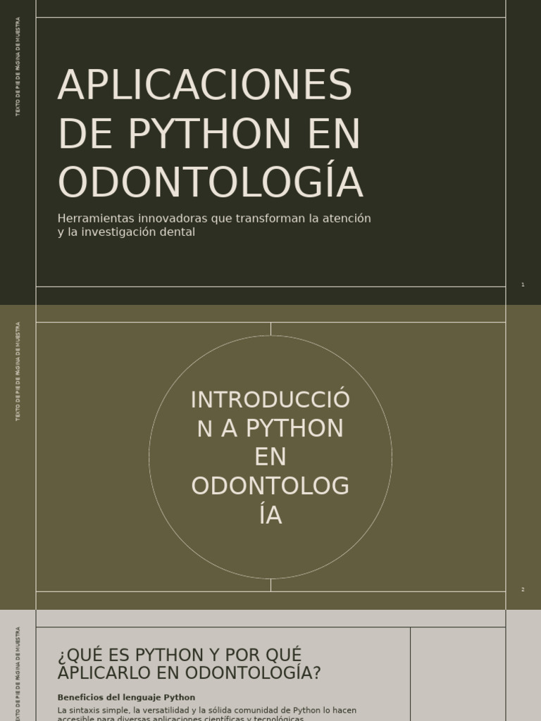 Aplicaciones_Python_Odontologia_Español | PDF | Inteligencia artificial | Inteligencia (IA) y ...