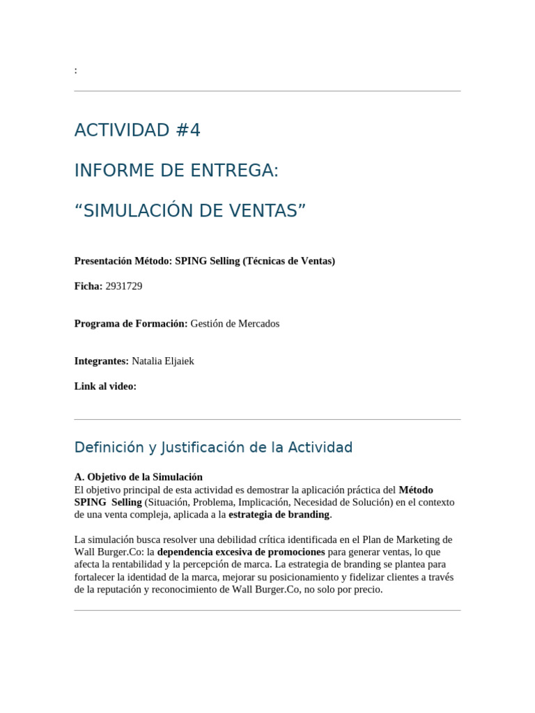 Sping | PDF | Marca | Gestión de la marca