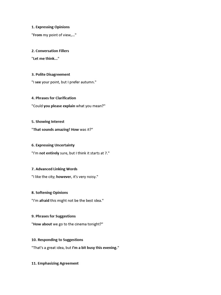 M11 Upper-Intermediate Phrases & Fluency | PDF