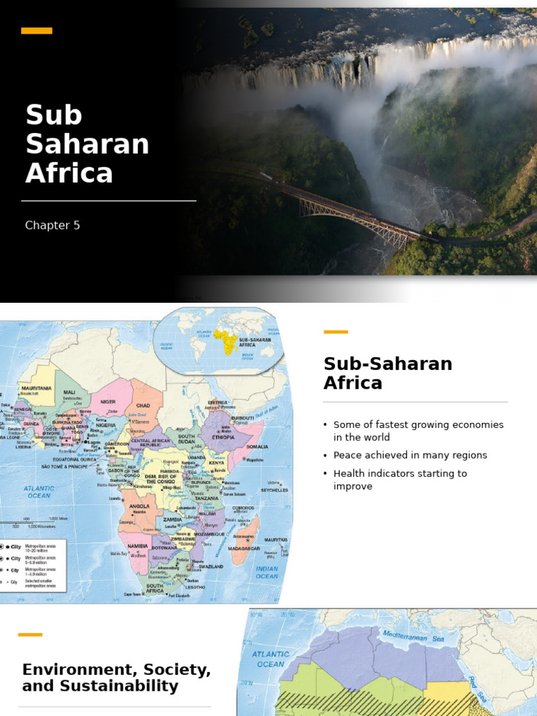 Sub-Saharan Africa: Economy, Ecology, and Culture | PDF | Sahara | Africa