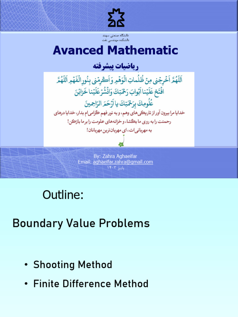 Advanced Mathematics: BVP Methods | PDF | Algorithms | Equations