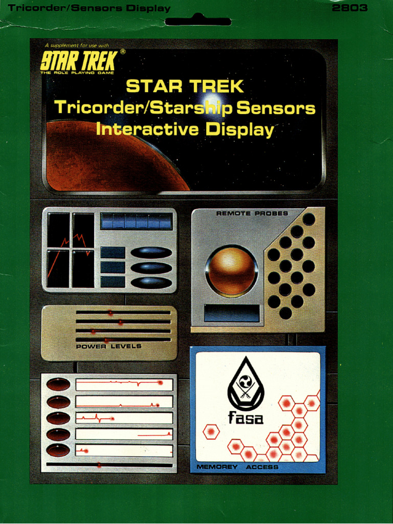 2803 Tricorder-Starship Sensors Interactive Display | PDF