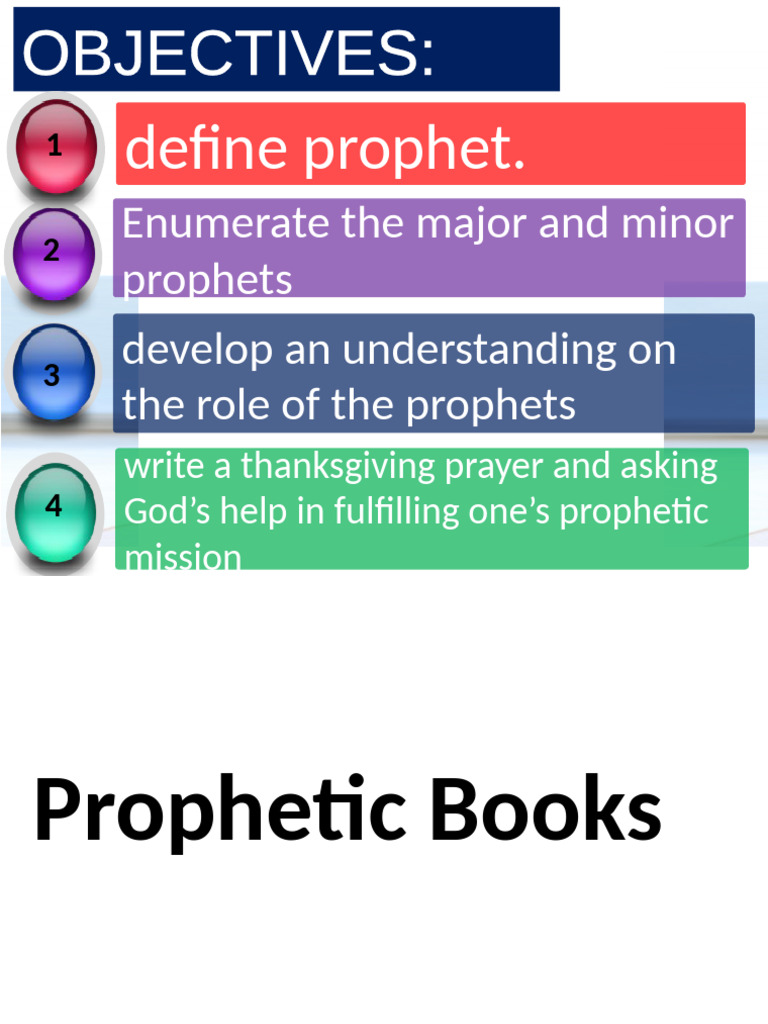Day 2 Minor and Major Prophets | PDF | Nevi'im | Twelve Minor Prophets