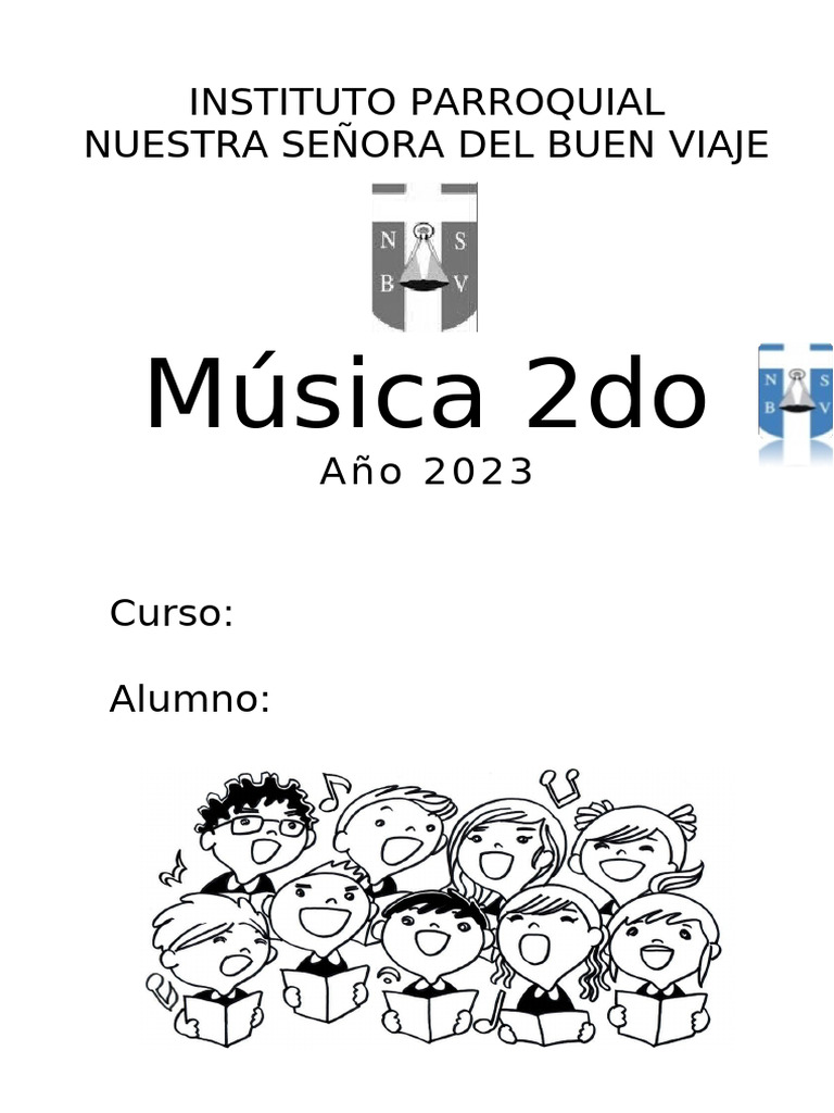 Objetivos y Actividades de Música 2do Año | PDF | Sonido | Instrumentos ...