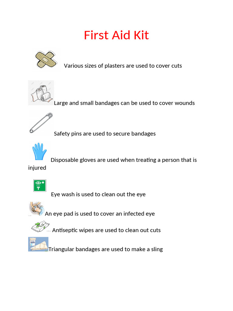 First Aid Kit | PDF