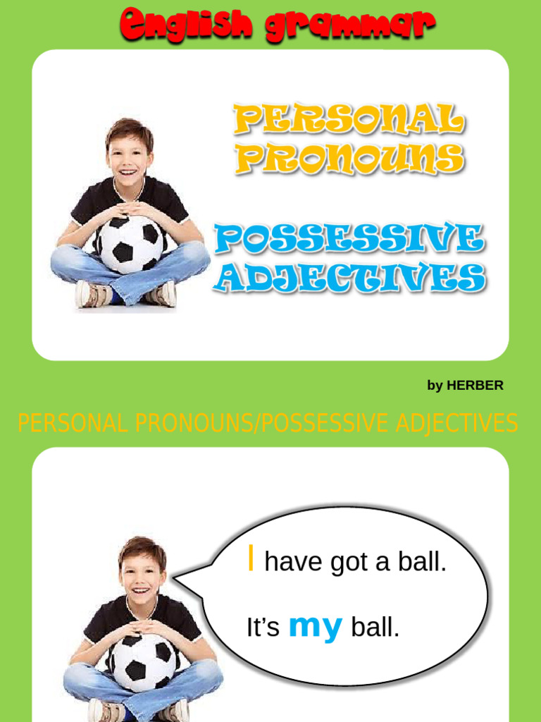 1 Possessive Adjectives PPT Flashcards Fun Activities Games 42226 | PDF ...