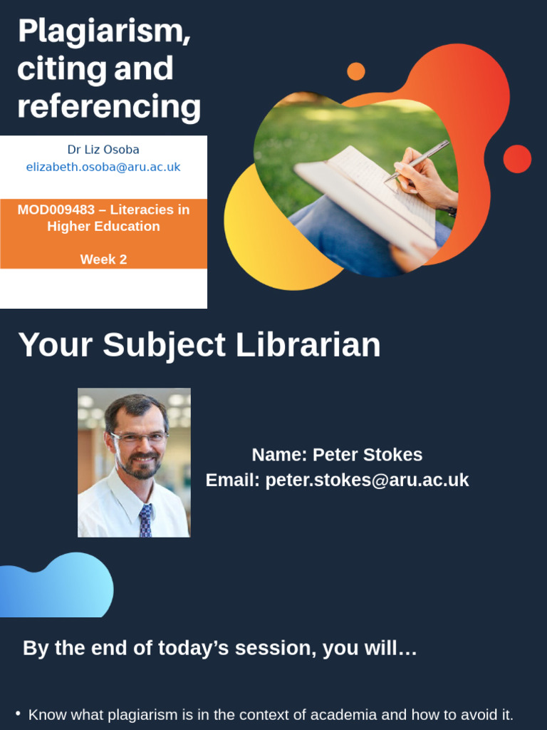 ARU +Plagiarism,+Citing+and+Referencing+ +SC Citing+and+Referencing | PDF | Plagiarism | News