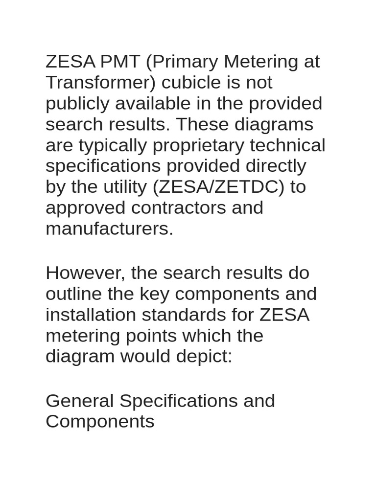 Zesa Metering | PDF | Electricity | Equipment
