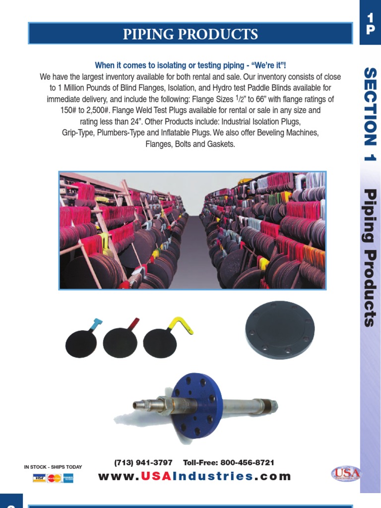 Piping Isolation and Testing Solutions | PDF | Pipe (Fluid Conveyance ...
