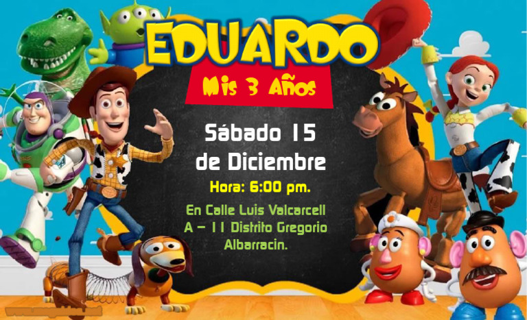 Toy Story Editable | PDF