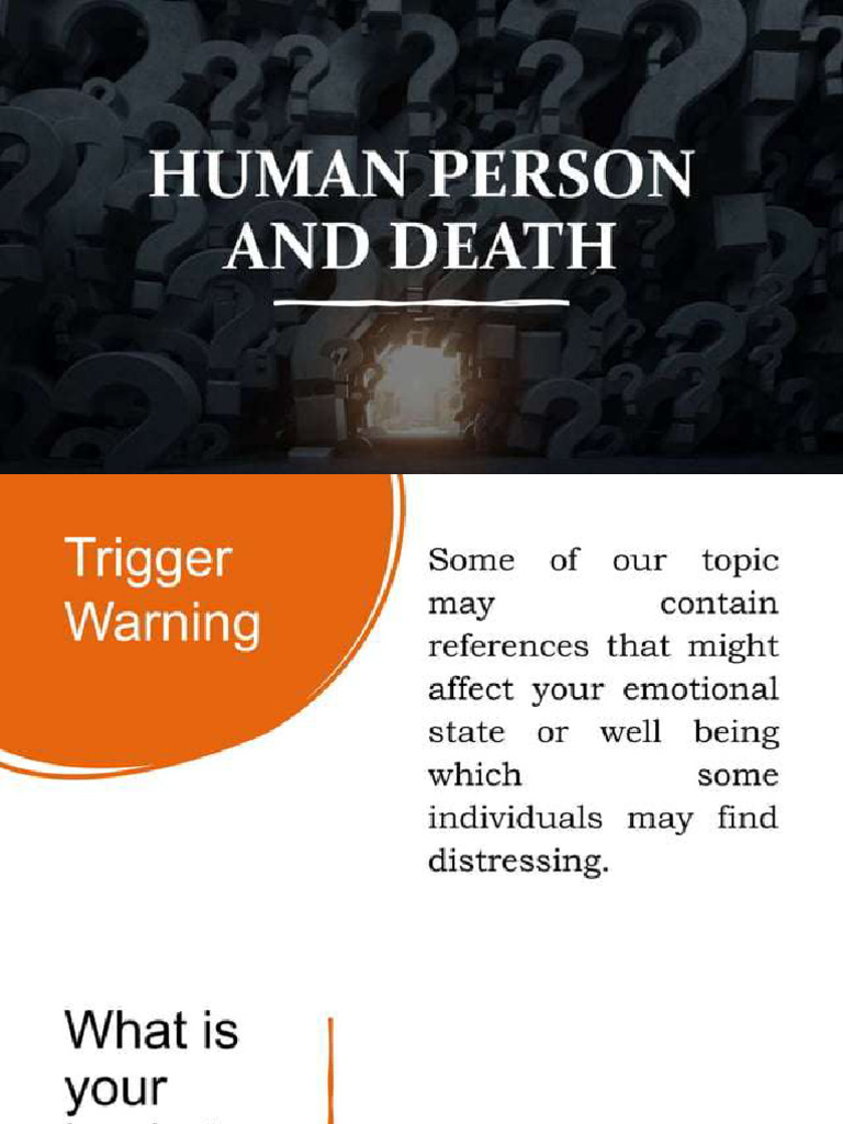 Death - Philosophy Grade 12 | PDF
